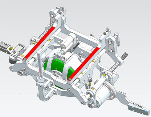 Ultrasonic rail flaw detection vehicle