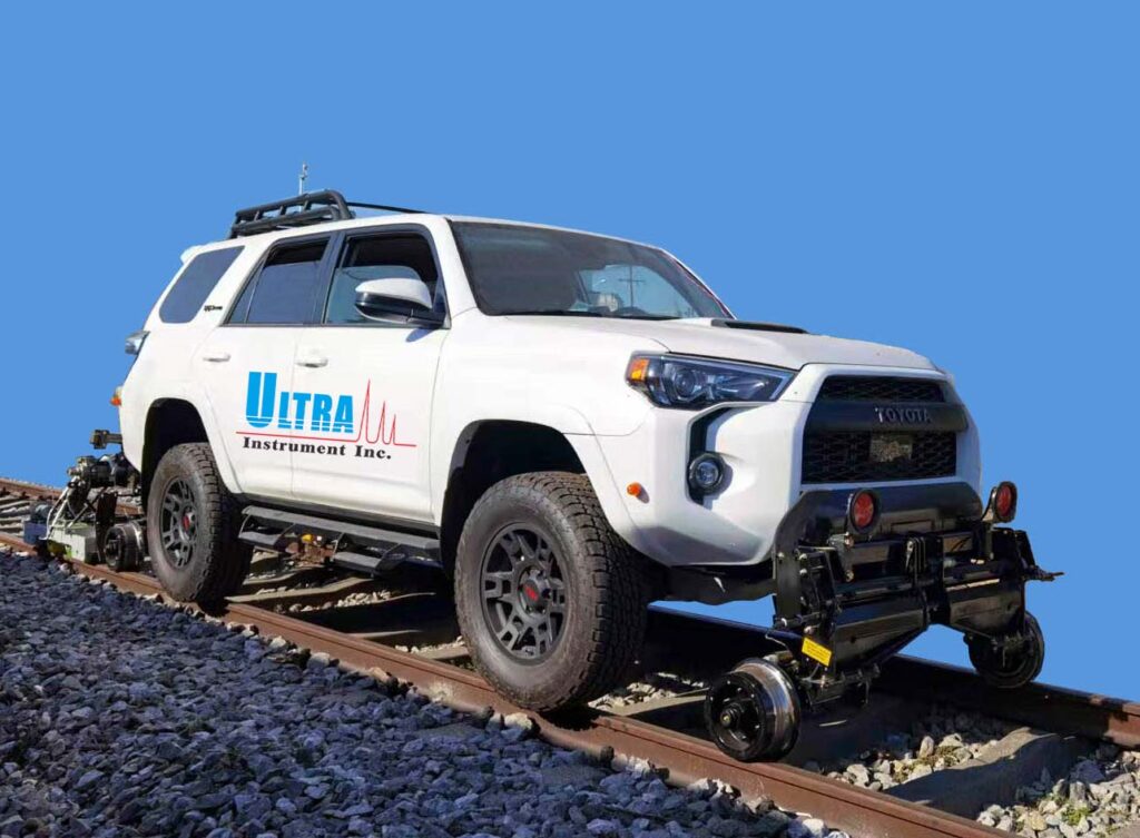 Hi-rail flaw detection vehicle - GT6600 new technology for flaw detection