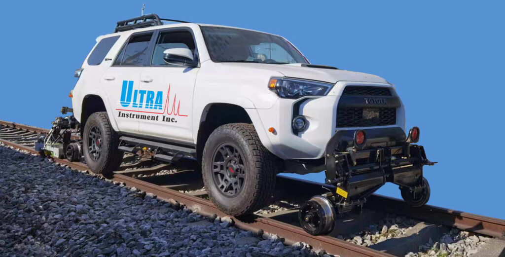 New technology GT6600 hi-rail ultrasonic flaw detectior put into ...